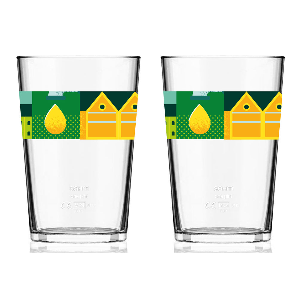 First Drop Pint Glasses– Shepherd Neame